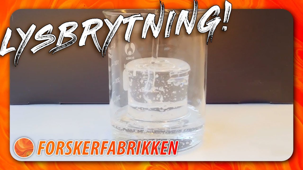 Vi forsker på LYSBRYTNING! Forskerfabrikken episode 14 - YouTube
