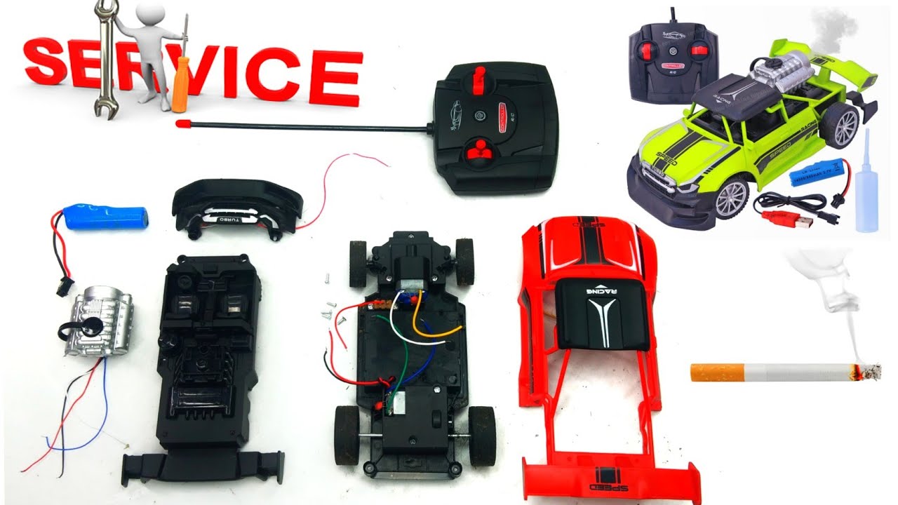 build remote control RC car | restore smoke RC car | inside smoke RC ...