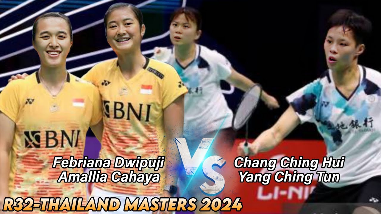 Febriana Dwipuji/Amallia Cahaya vs Chang Ching Hui/Yang Ching Tun ...