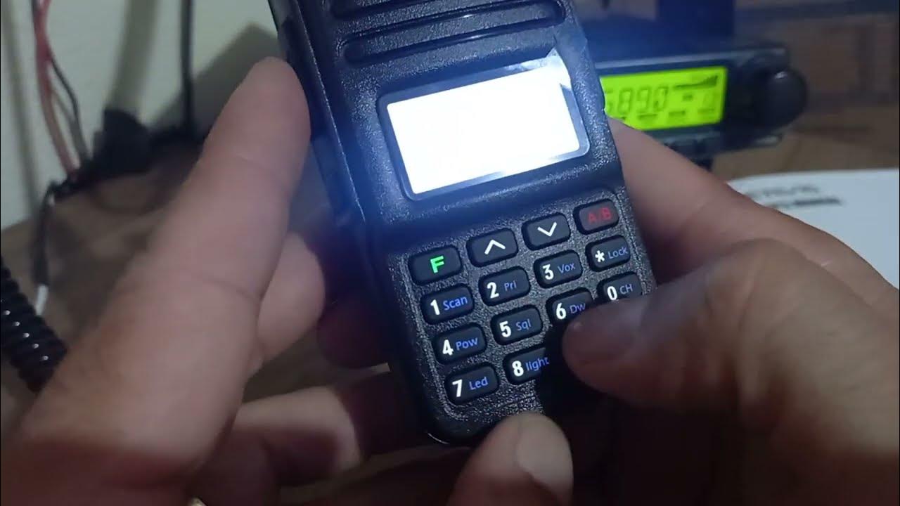 Salvando memória e configurando repetidora HT Retevis RT 85 - YouTube