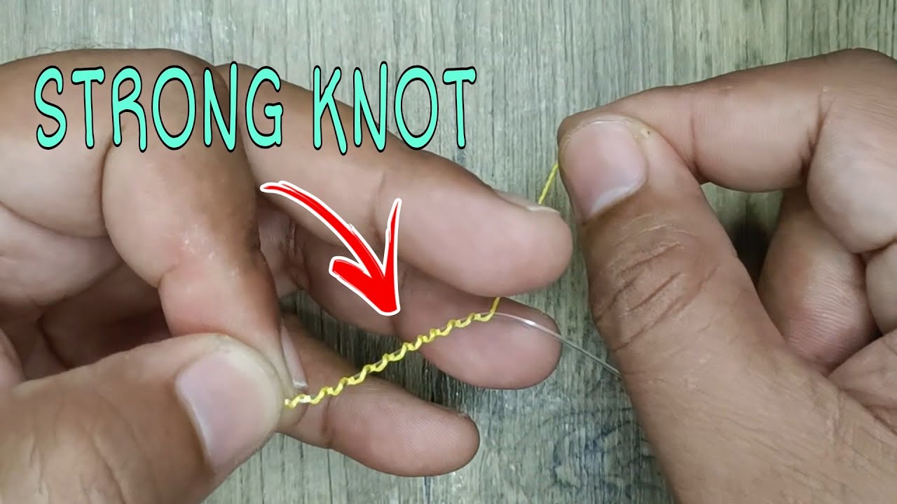 Easy Smooth and Strong Fishing Knot | Carrot Knot - YouTube