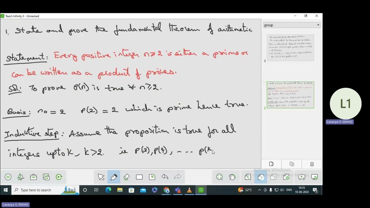 Second Principle of Mathematical Induction - YouTube