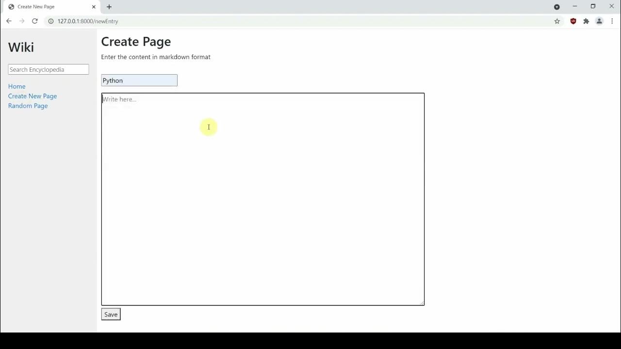 Project-1 Submission (CS50's Web Programming with Python and JavaScript) - YouTube