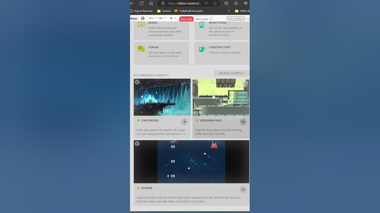 Basics To Game Development Part 3 Construct3 Start Page Gamedevelopment Gametutorial Youtube