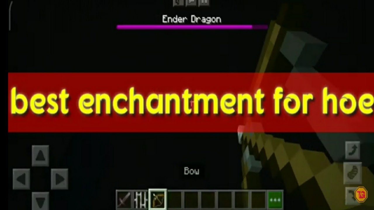 best enchantment for hoe in Minecraft . || torat up - YouTube