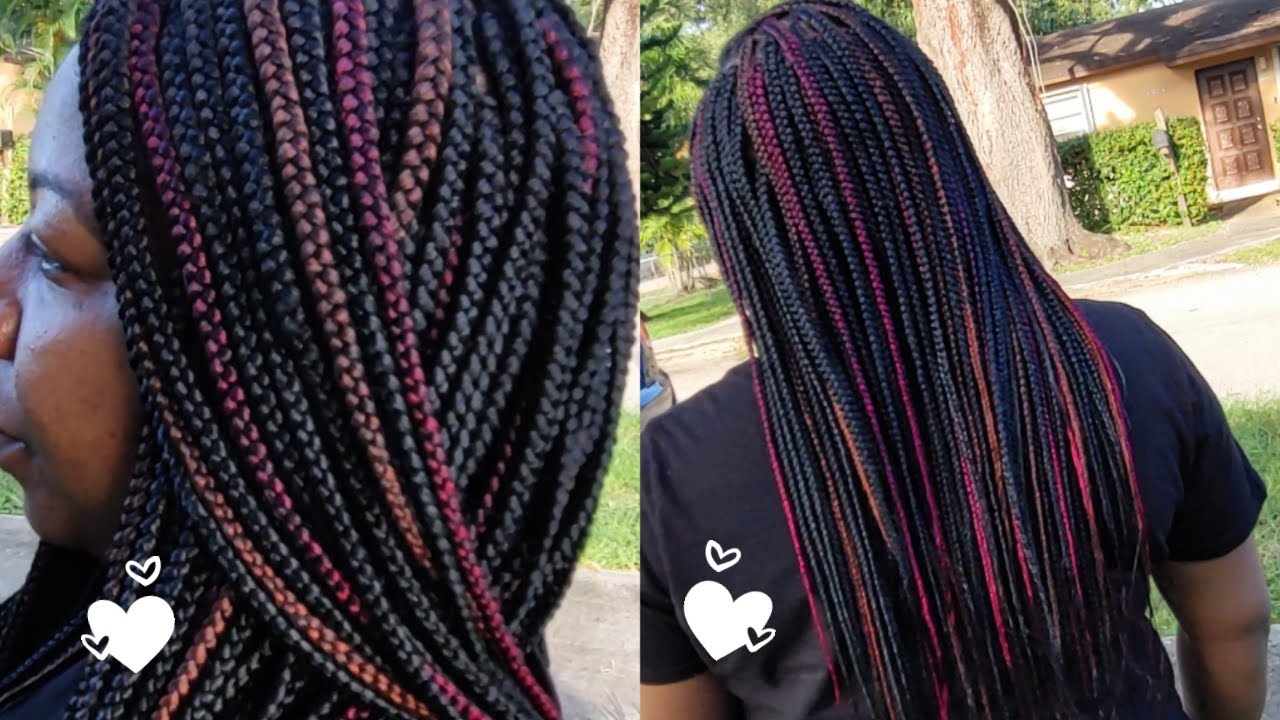 TIPS AND TRICKS FOR THE NEATEST BOX BRAIDS HAIRSTYLE | BOX BRAIDS ...