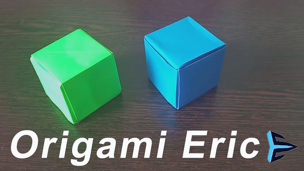 Origami seamless cube , How to make cube(Jo Nakashima) - YouTube