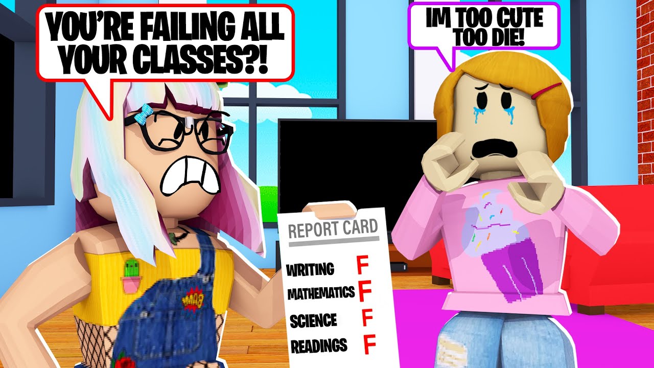 Roblox | Last Report Card Of The School Year! - YouTube
