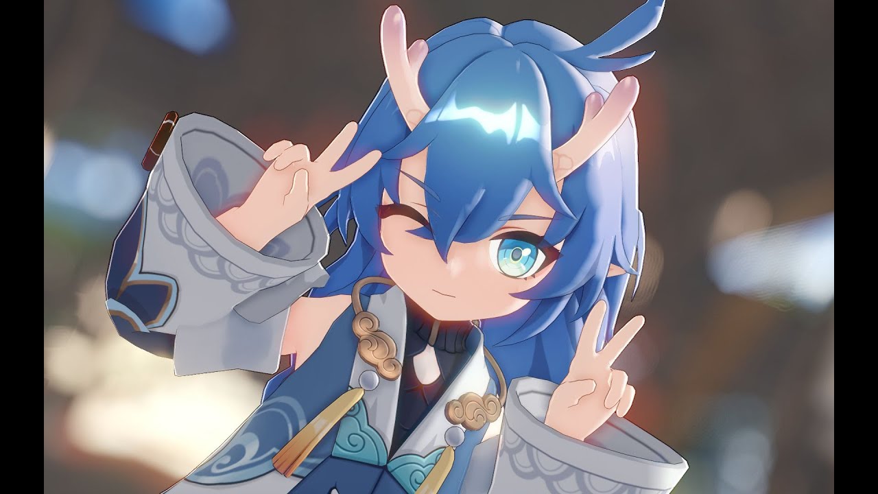 【Honkai：Star Rail MMD／4K／60FPS】Bailu【呆呆一呆呆】 - YouTube