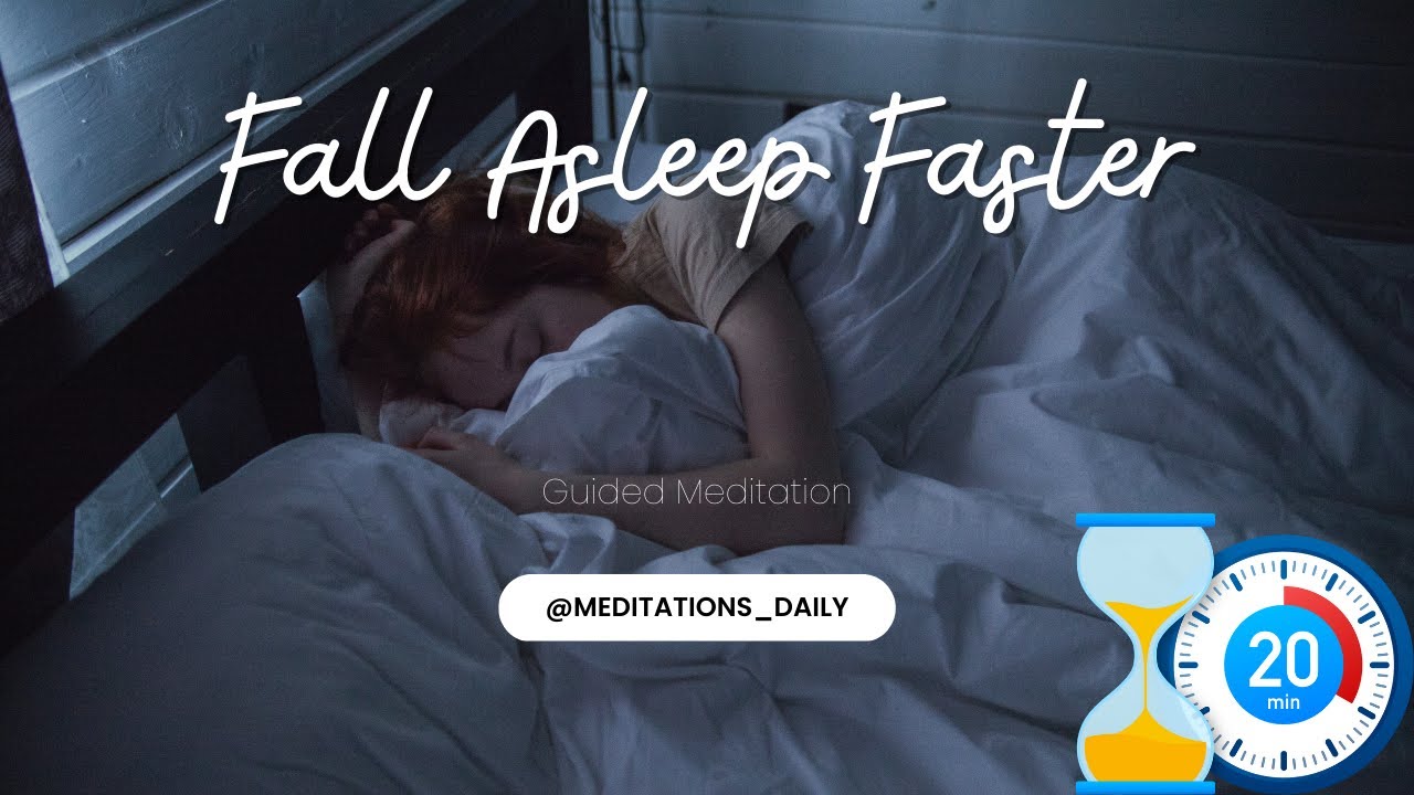 Fall Asleep Faster (20min) and DEEP SLEEP with RELAXING MUSIC! Guided ...