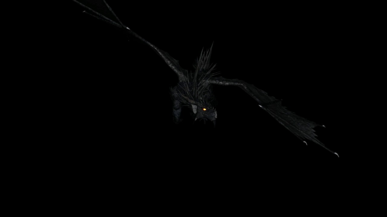 Black Dragon Animation Test - YouTube