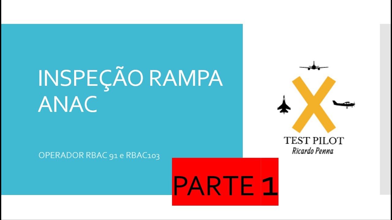 Inspeção Rampa ANAC - Parte 1 #anac #fiscalização - YouTube