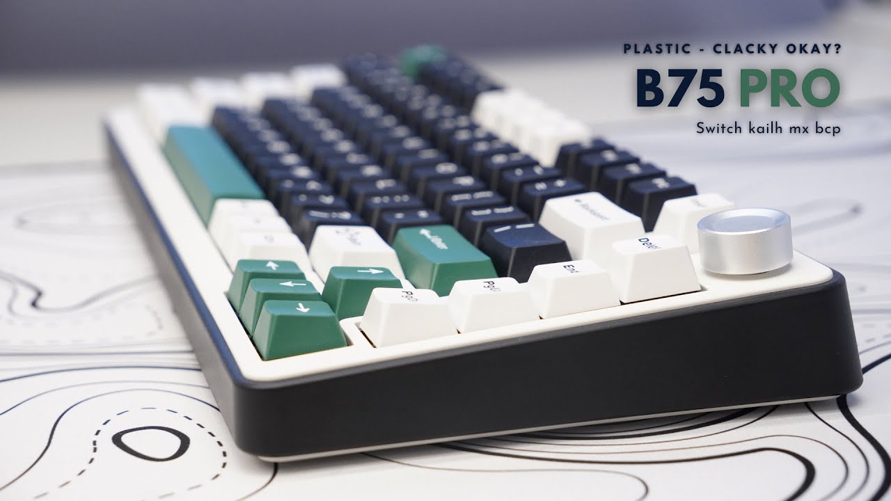 YUNZII B75 PRO | PLASTIC - CLACKY OKAY? - YouTube