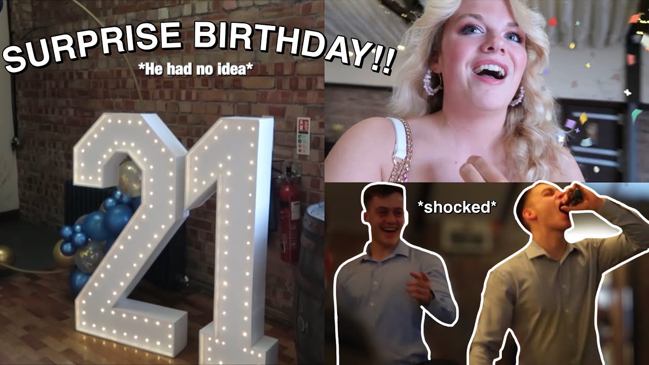 SURPRISE BIRTHDAY PARTY!! - YouTube