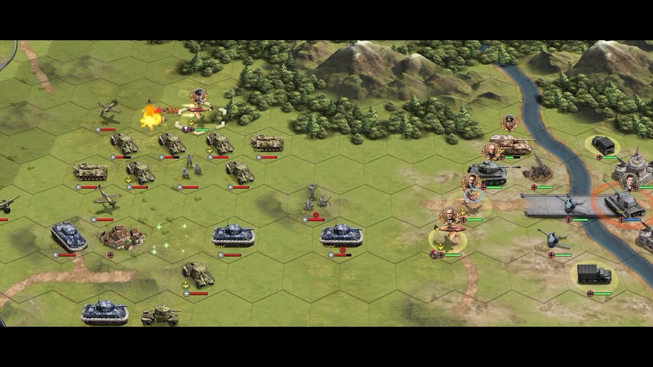 Strategy Commander WW2 Europe Frontline Axis #48 Operation Queen Hard 3 ...