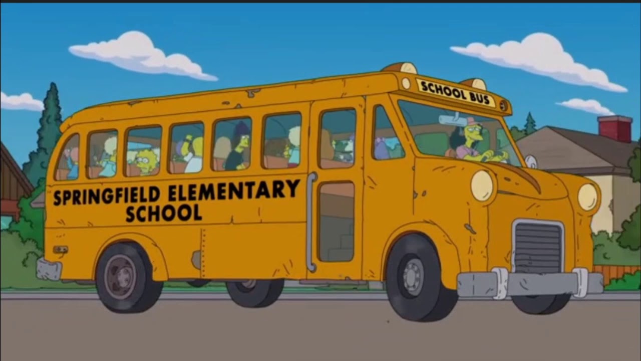 los simpson "la nina de el autobus" parte 1/4 - YouTube