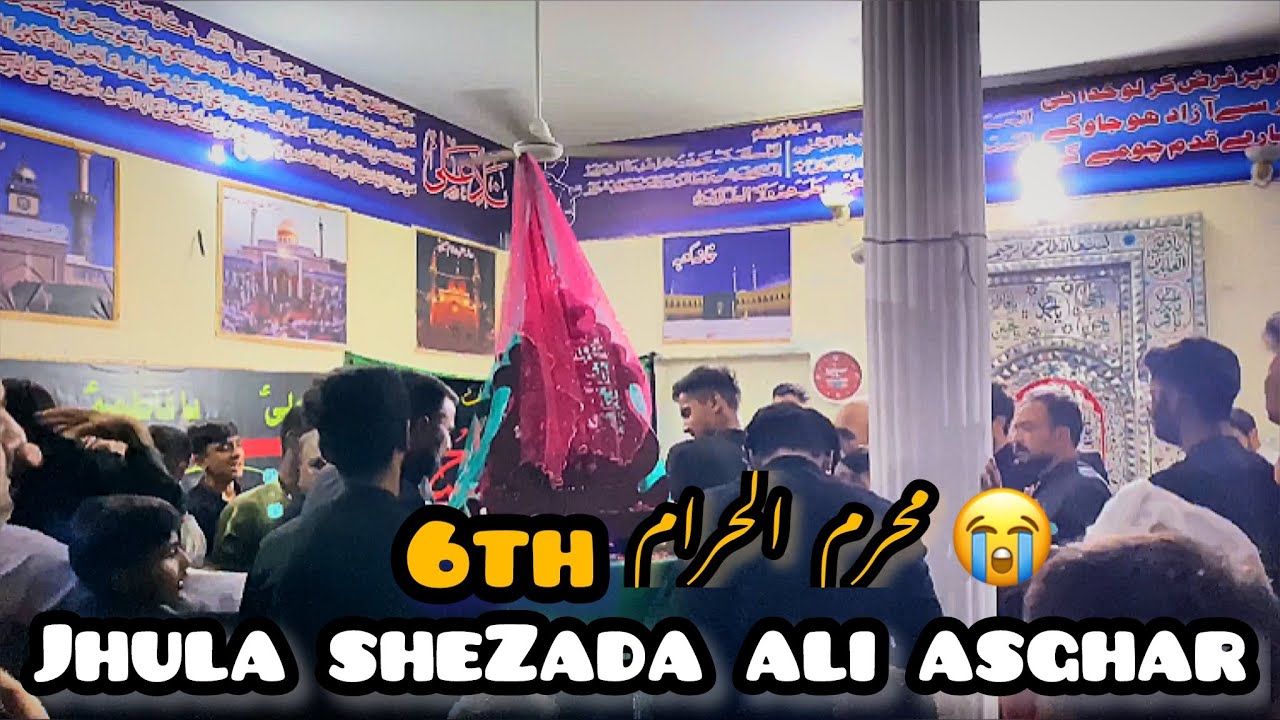 Jhula shehzada Ali Asghar (A.S)😭 | 6th muharram vlog | Sarmad abbas ...