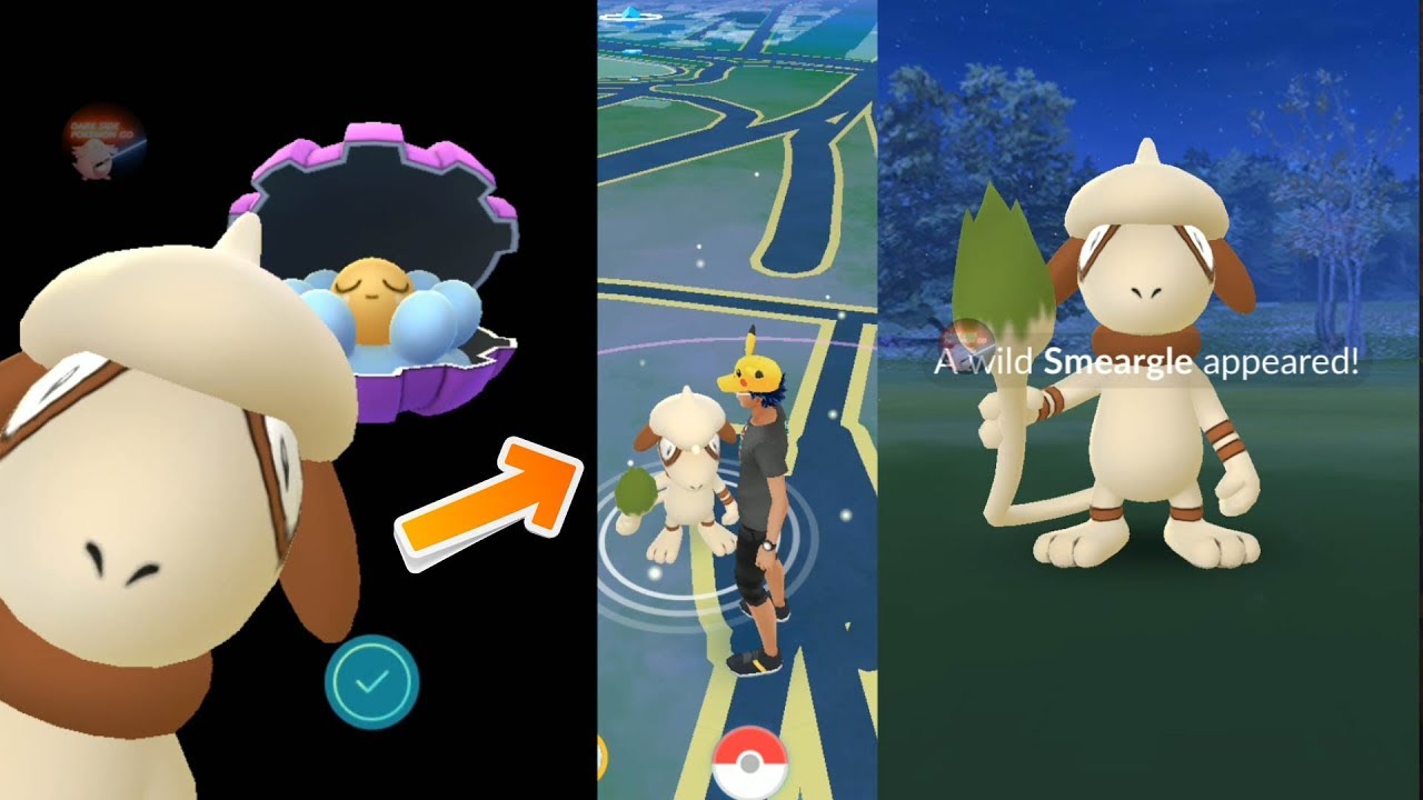 How to Smeargle - New pokemon release in pokemon go. - YouTube