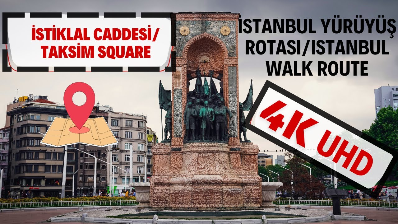 İstanbul Tarihi Yarımada/İstiklal Caddesi-Taksim Meydanı (4K UHD) - YouTube