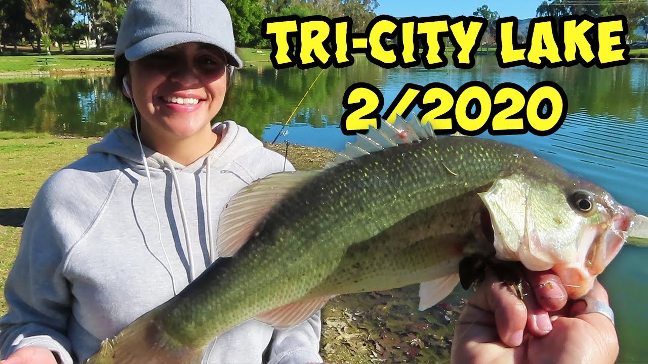 Tri-City Lake Fishing | Winter Bass | February 2020 - YouTube