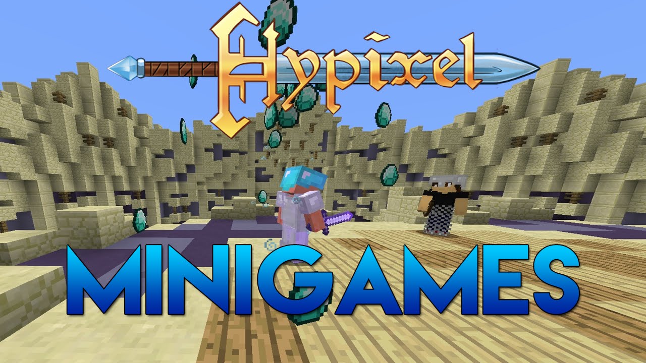 Minecraft - Minigames på hypixel #1 - YouTube