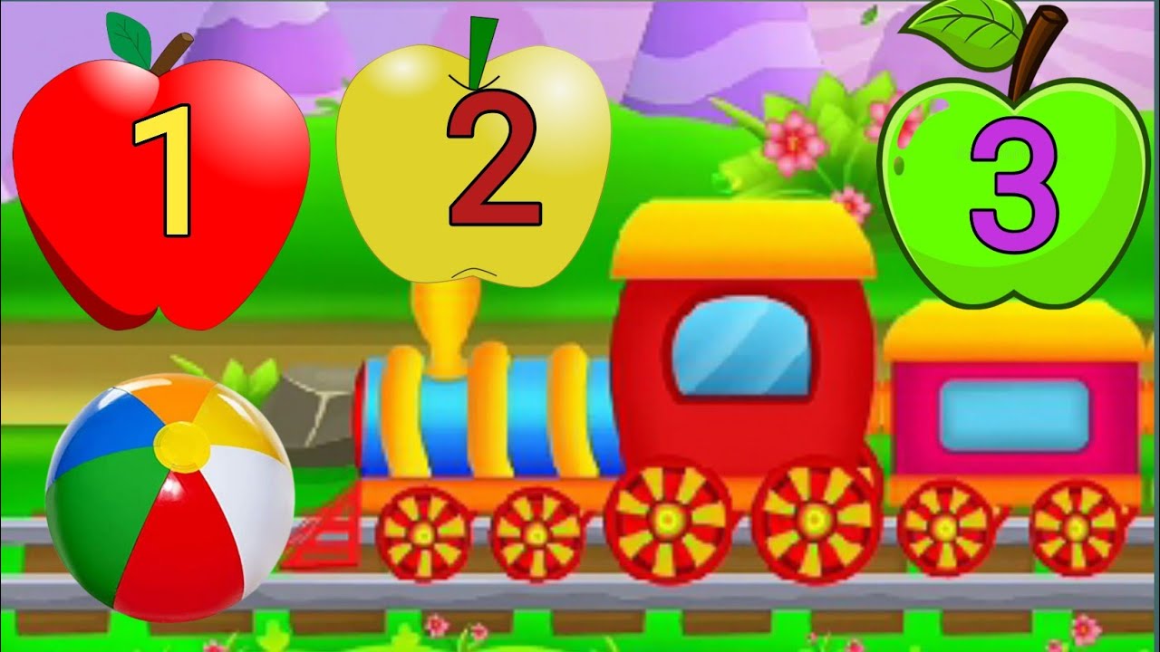 1234 Train। train 123 rhymes। 123 train song। - YouTube