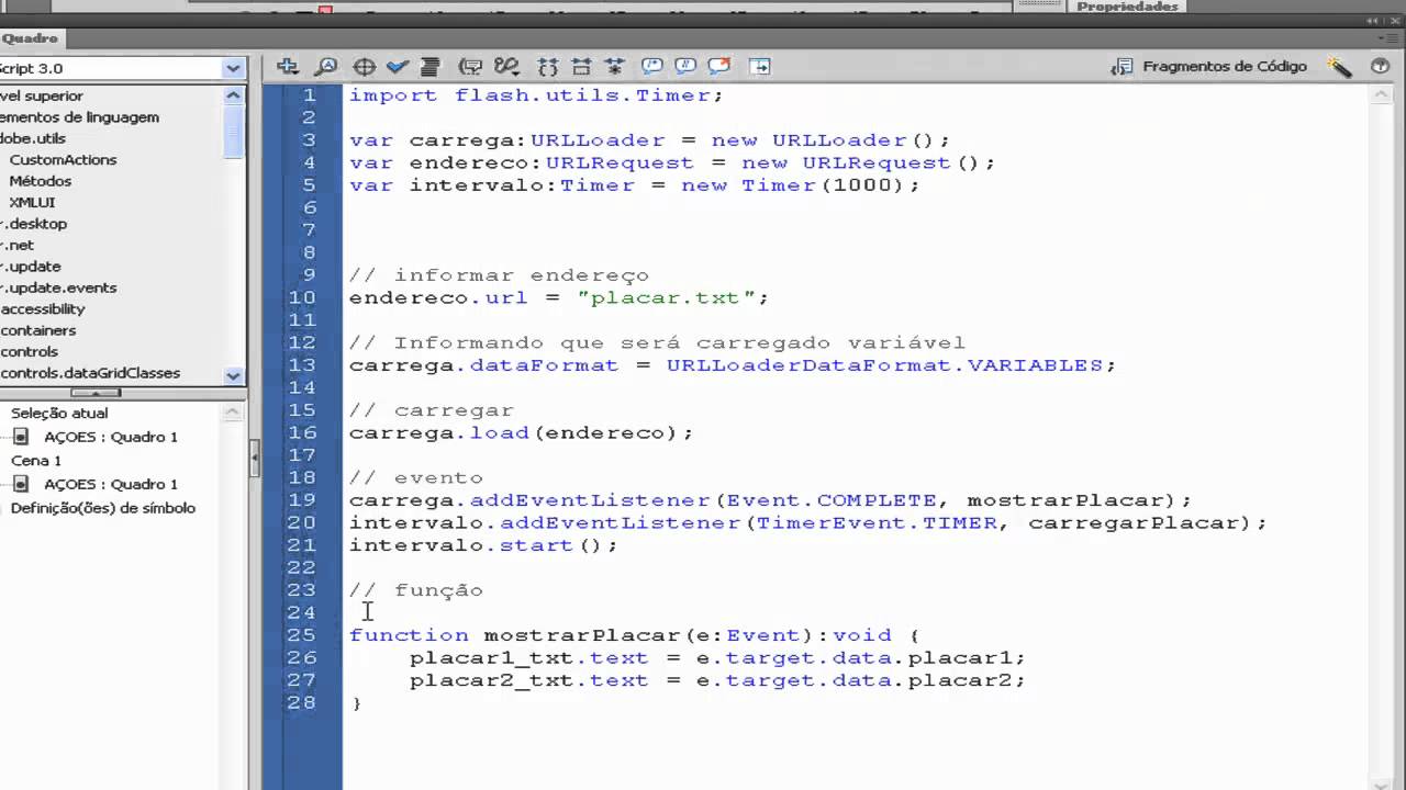 Curso De Actionscript 3 0 Aula 73 Youtube
