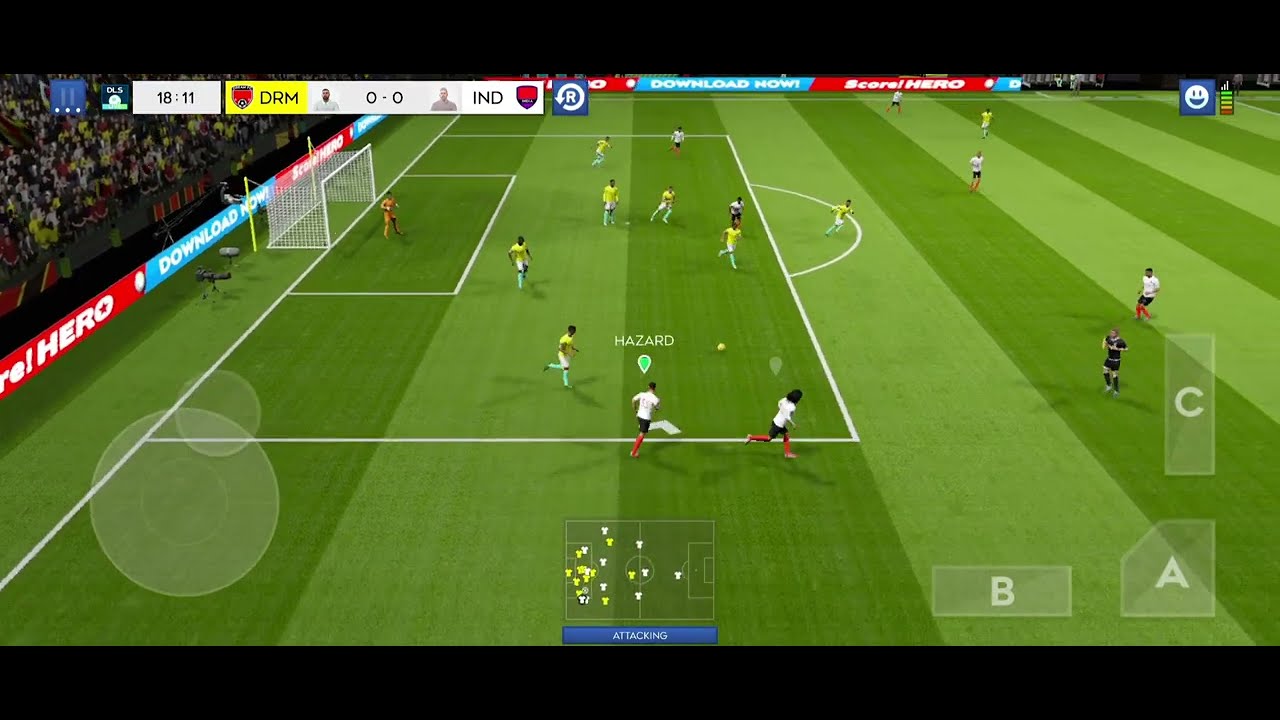 Dream League Soccer Live Match Gameplay ️ | First Gameplay Video #dls22 ...