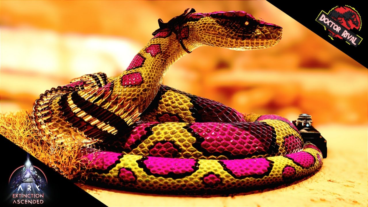 Moro's GIGANTOPHIS Spotlight & Taming || Ark Extinction Ascended - YouTube