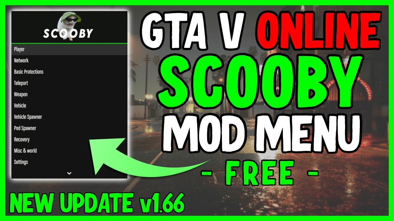 Scooby Menu v1.66 | How to download | DRUG WARS UPDATE | MASSIVE ...