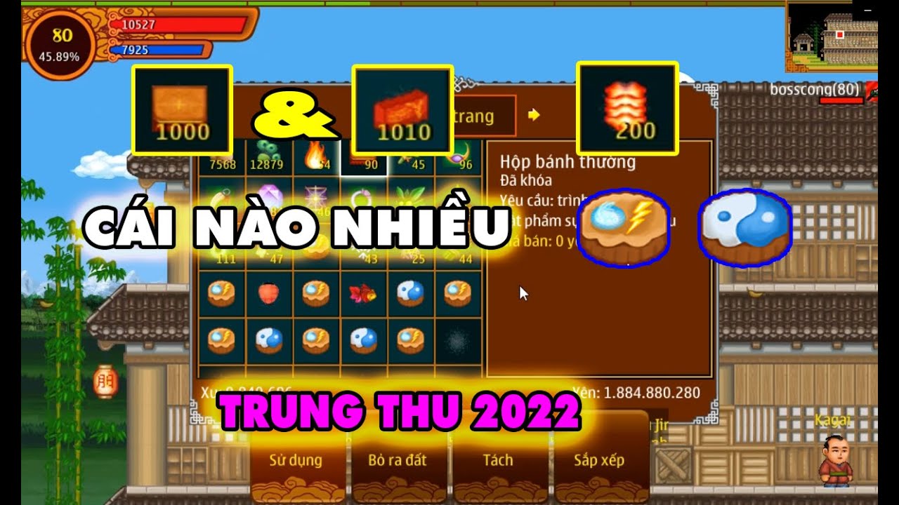Ninja School Online: 1000 Hộp Bánh Thường Xem Đồ Có Ngon Hơn Bánh ...