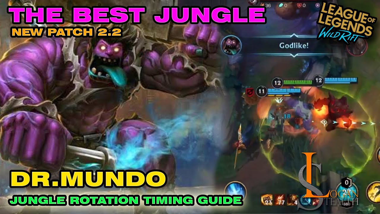 DR.MUNDO THE BEST JUNGLER (JUNGLE ROTATION TIMING) GUIDE | GAMEPLAY ...