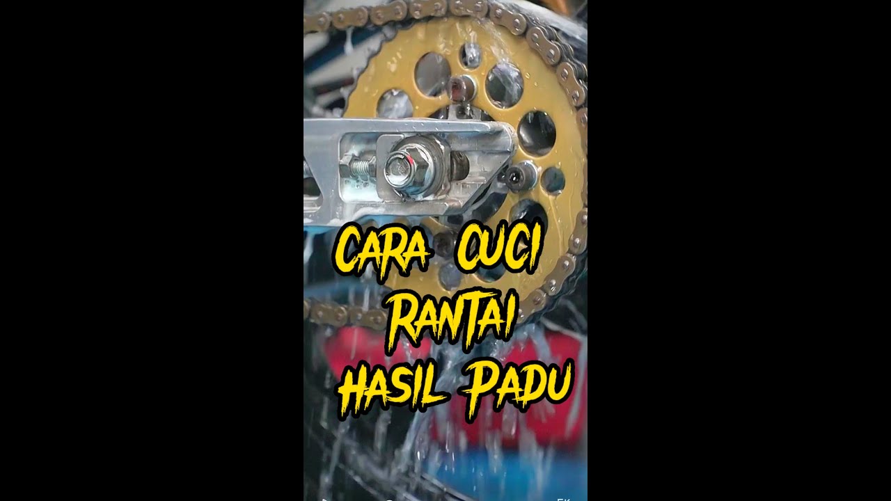 Cara Murah "CUCI" Rantai & Sprocket Tapi Hasil Bersih Dan Tahan Lama ...