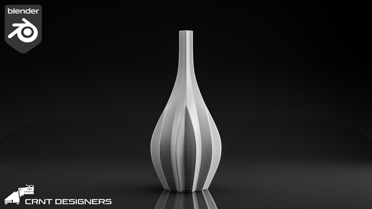 NH93 _ how to model this Vase design _ blender modeling tutorial - YouTube