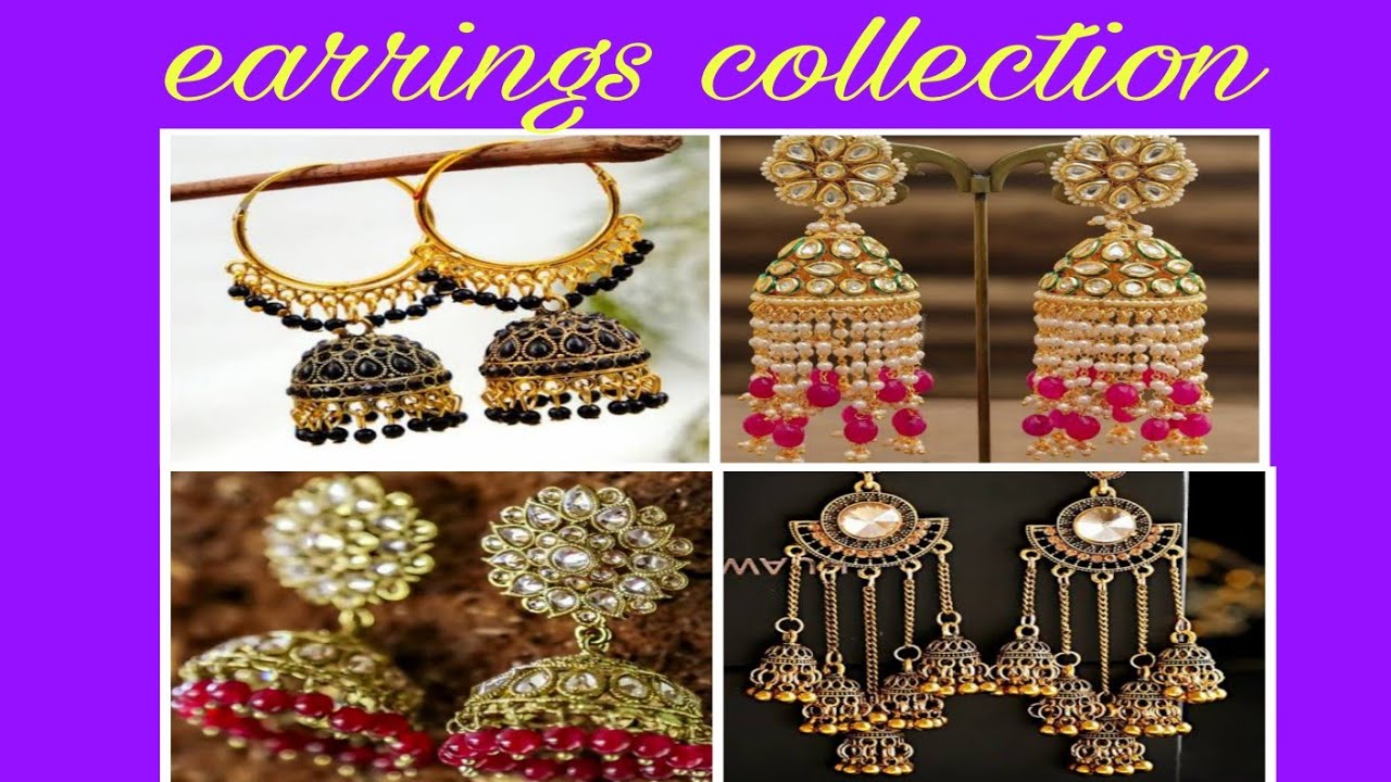 earring collections 😊 - YouTube