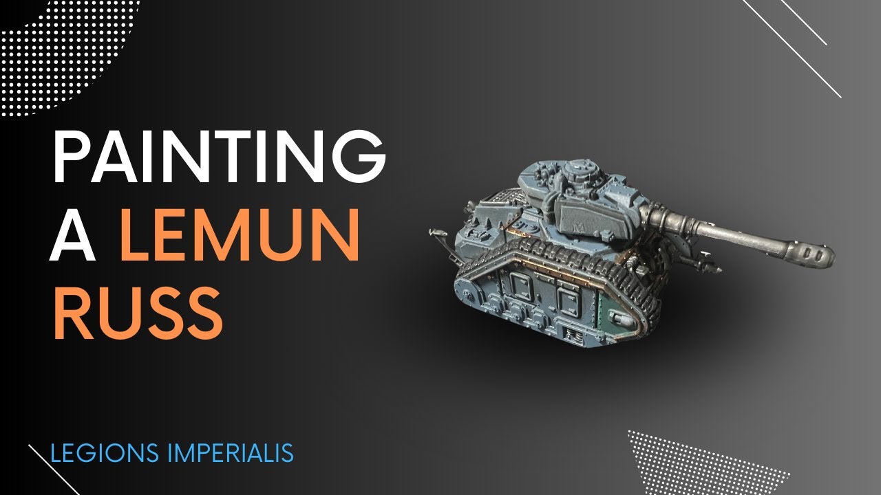 Painting a Lemun Russ - Legions Imperialis - YouTube