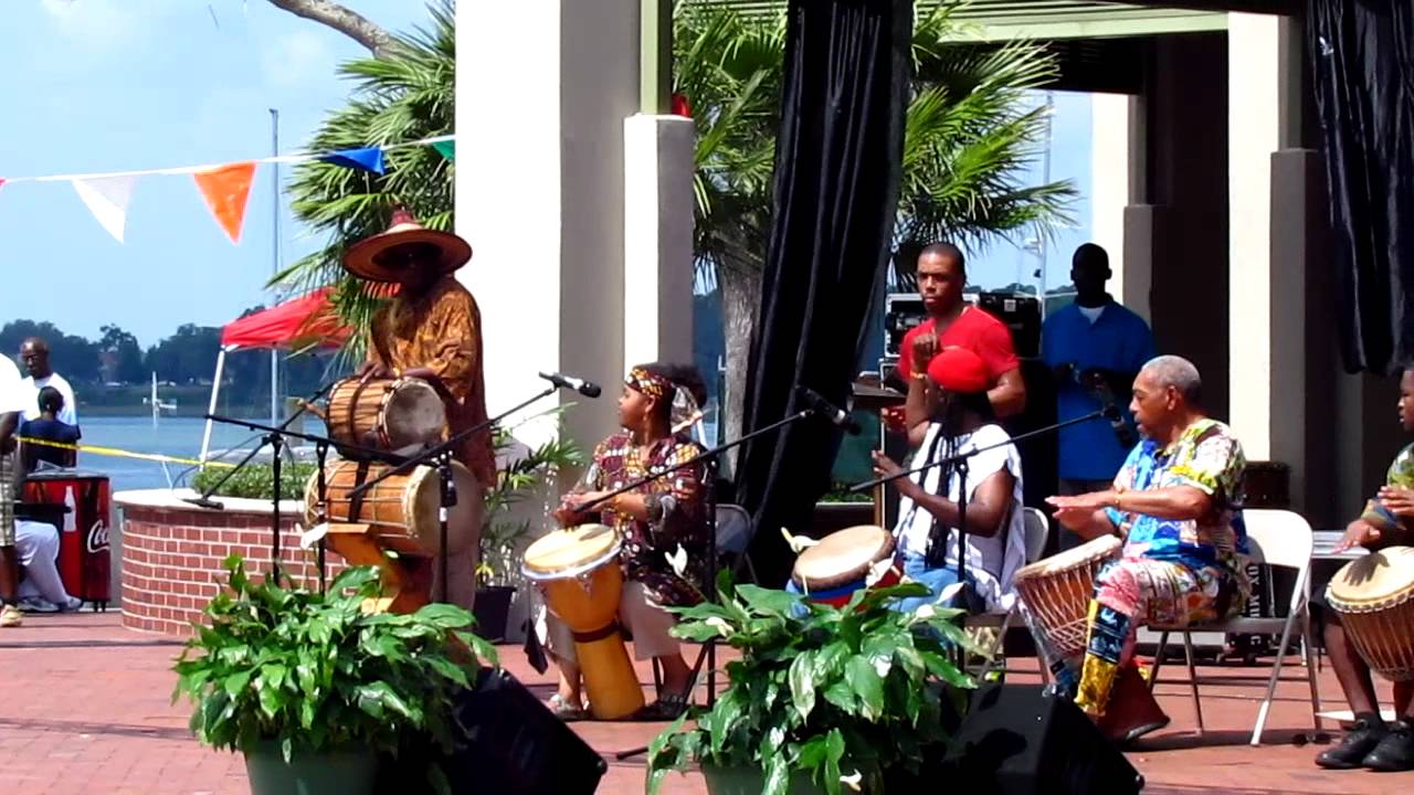 2011 Gullah Festival - African Drumming Opens The Program - YouTube