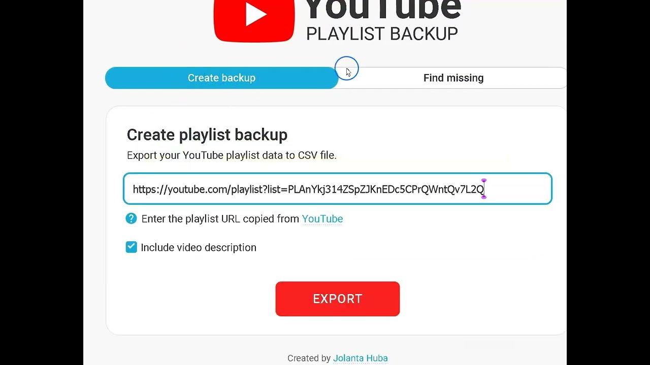 Convert YT Playlist into Clickable List - YouTube