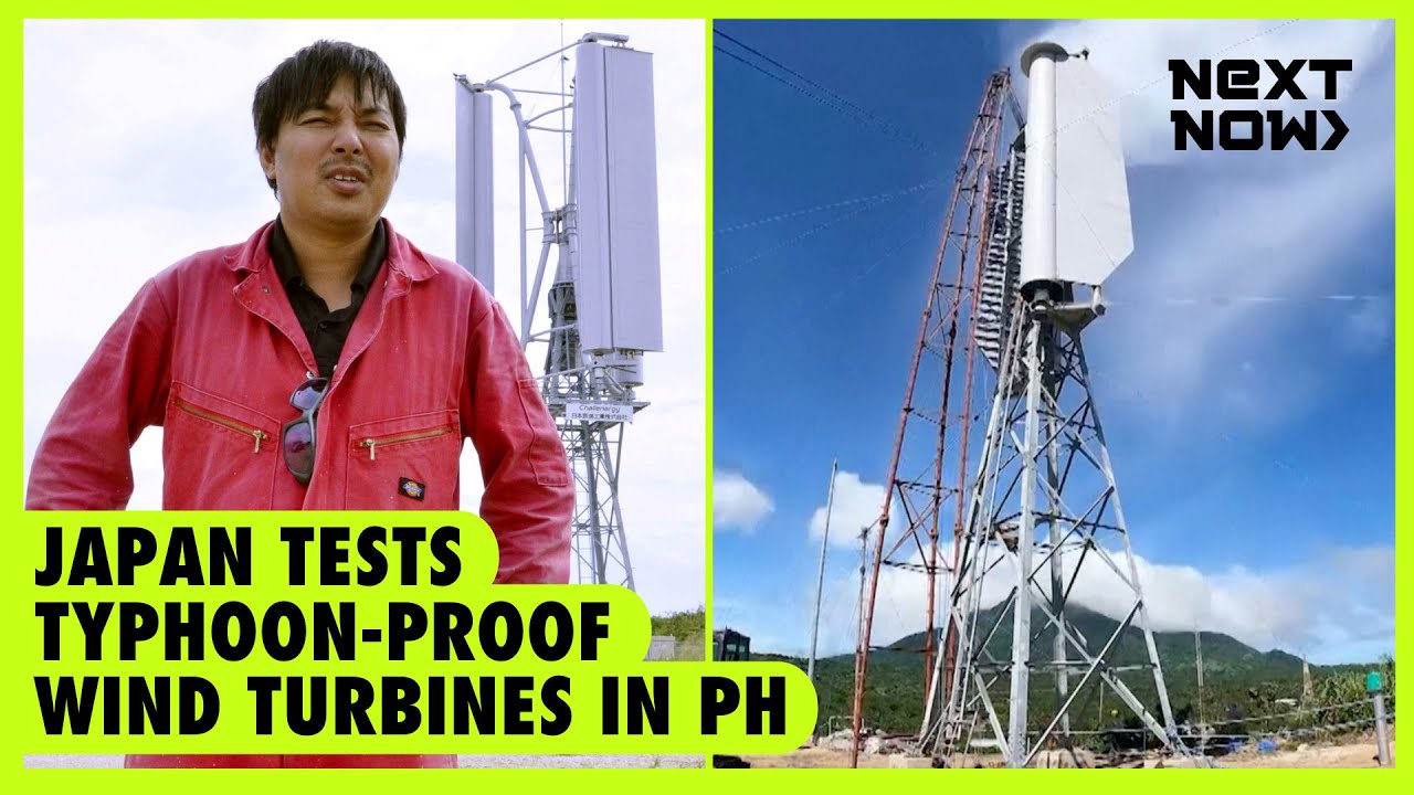 Japan tests typhoon-proof wind turbines | NEXT NOW - YouTube