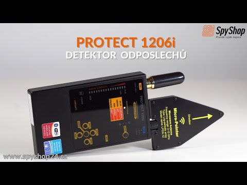 Detektor odposlechů Protect 1206i pro vyhledávání odposlechů a skrytých ...