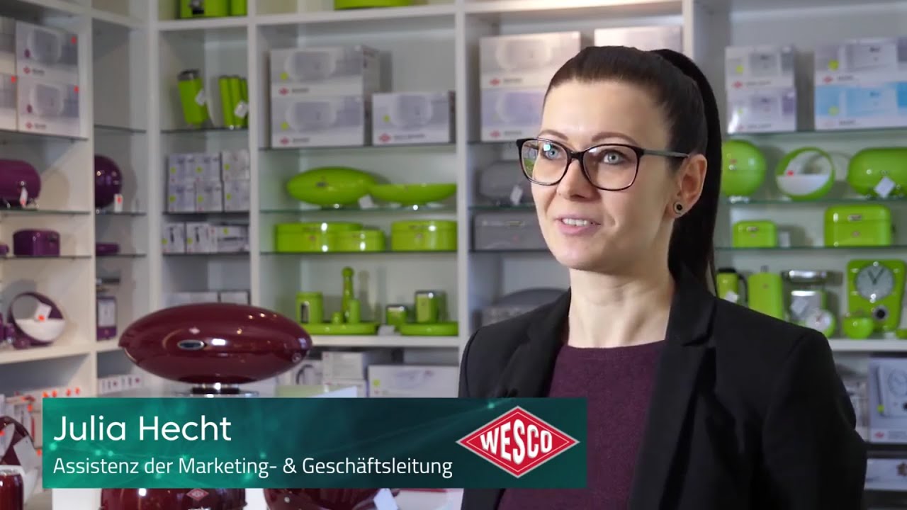 Julia Hecht von Wesco M. Westermann & Co. GmbH über die Zusammenarbeit ...