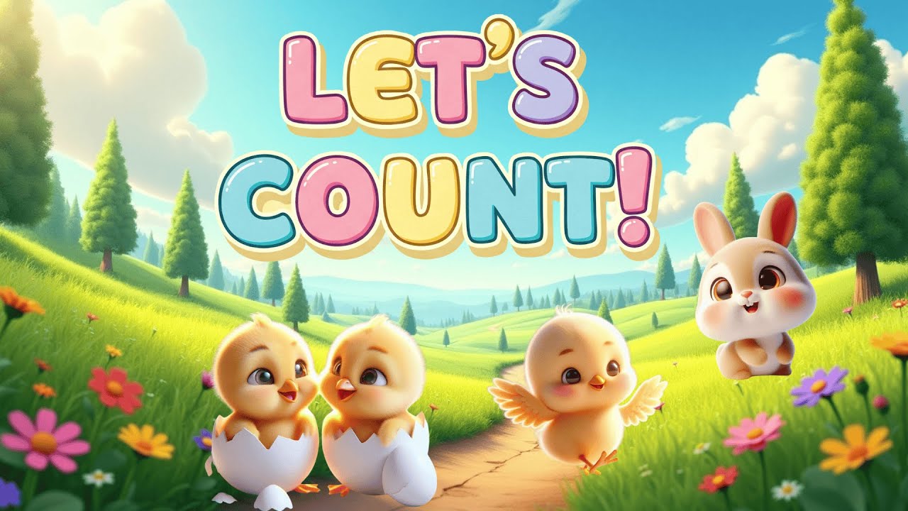 Easter | Spring | Counting 1 to 10 | Fun Numbers Song 🎶|#kidslearning # ...
