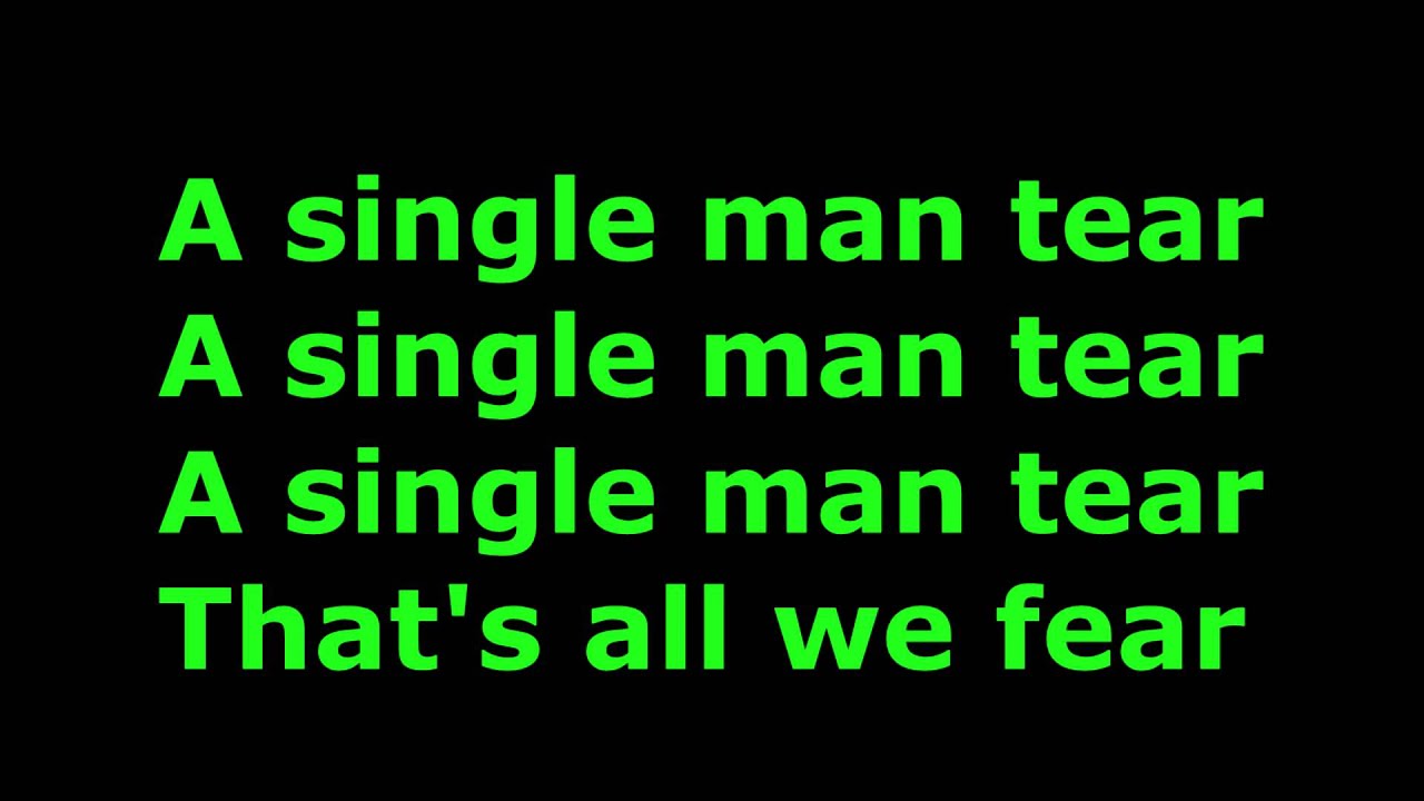 Supernatural: The Musical (The 200th Episode)- A Single Man Tear Lyrics ...