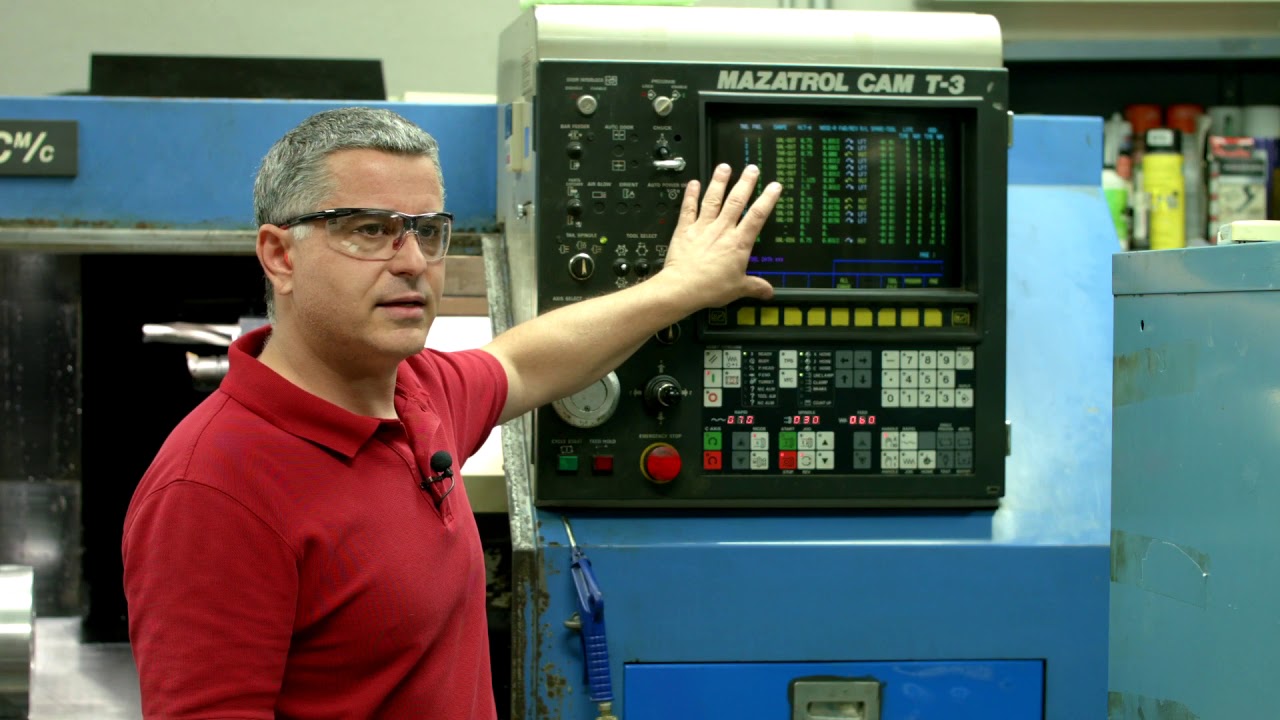 Mazatrol CAM T2 T3 Control Screen Operation - YouTube