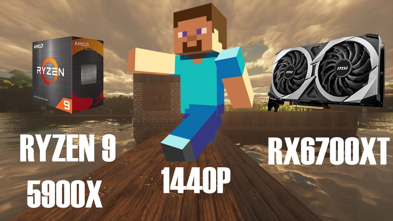 Minecraft Shaders | RX 6700XT | Ryzen 9 5900X | 1440P Benchmark - YouTube