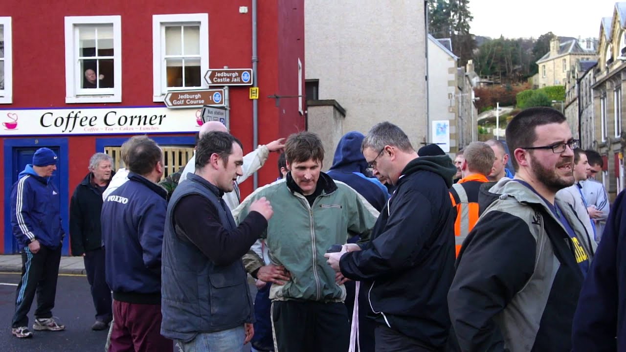 Waiting at The 2013 Jethart Hand Ba - YouTube