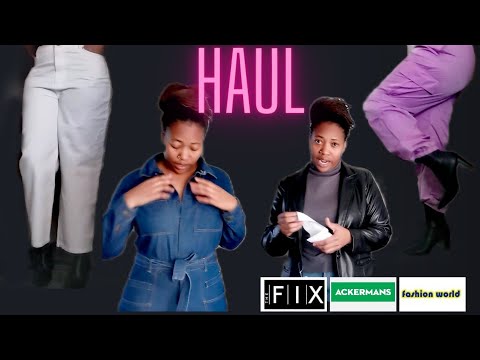UNLOCK YOUR STYLE : TRY ON HAUL FT. THEFIX, ACKERMANS , AND FASHION ...