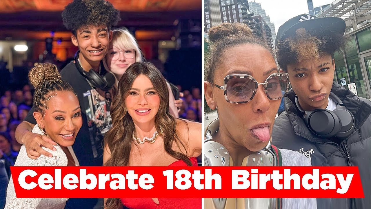 Eddie Murphy And Mel B Celebrate Son Angel's 18th Birthday - YouTube