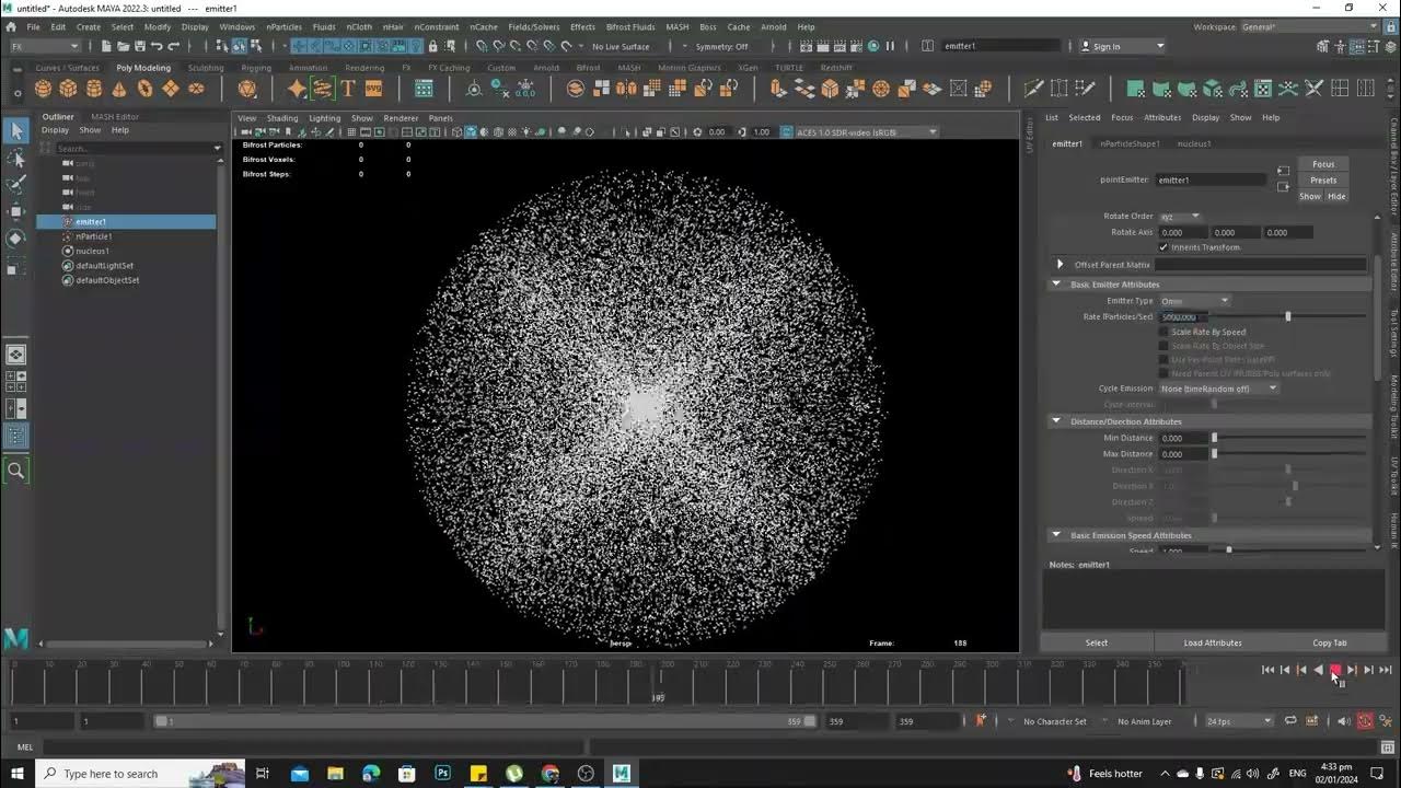 An Introduction to nParticles in Maya - YouTube