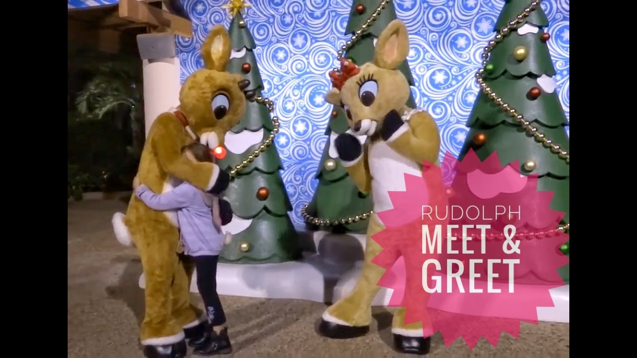 (2016) Meeting Rudolph & Clarice at SeaWorld Orlando Christmas ...